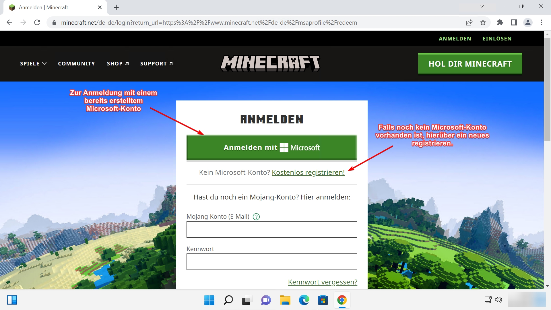 Minecraft Java und Bedrock Edition Aktivierung – Gameliebe Hilfe-Center